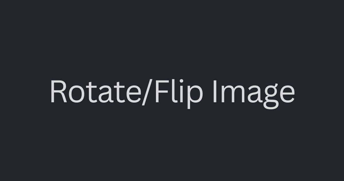 Flip Image Online – Mirror & Rotate Images for Free